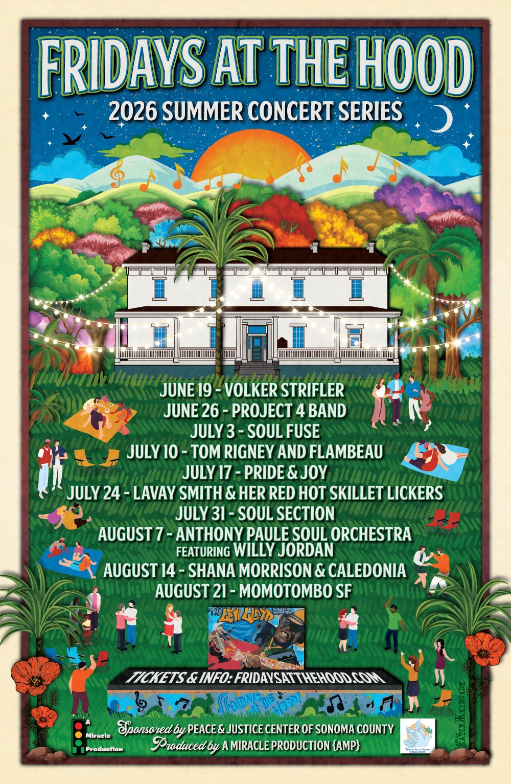 Fridays at the Hood – Summer Concert Series 2026 | Hood Mansion, Sonoma ...